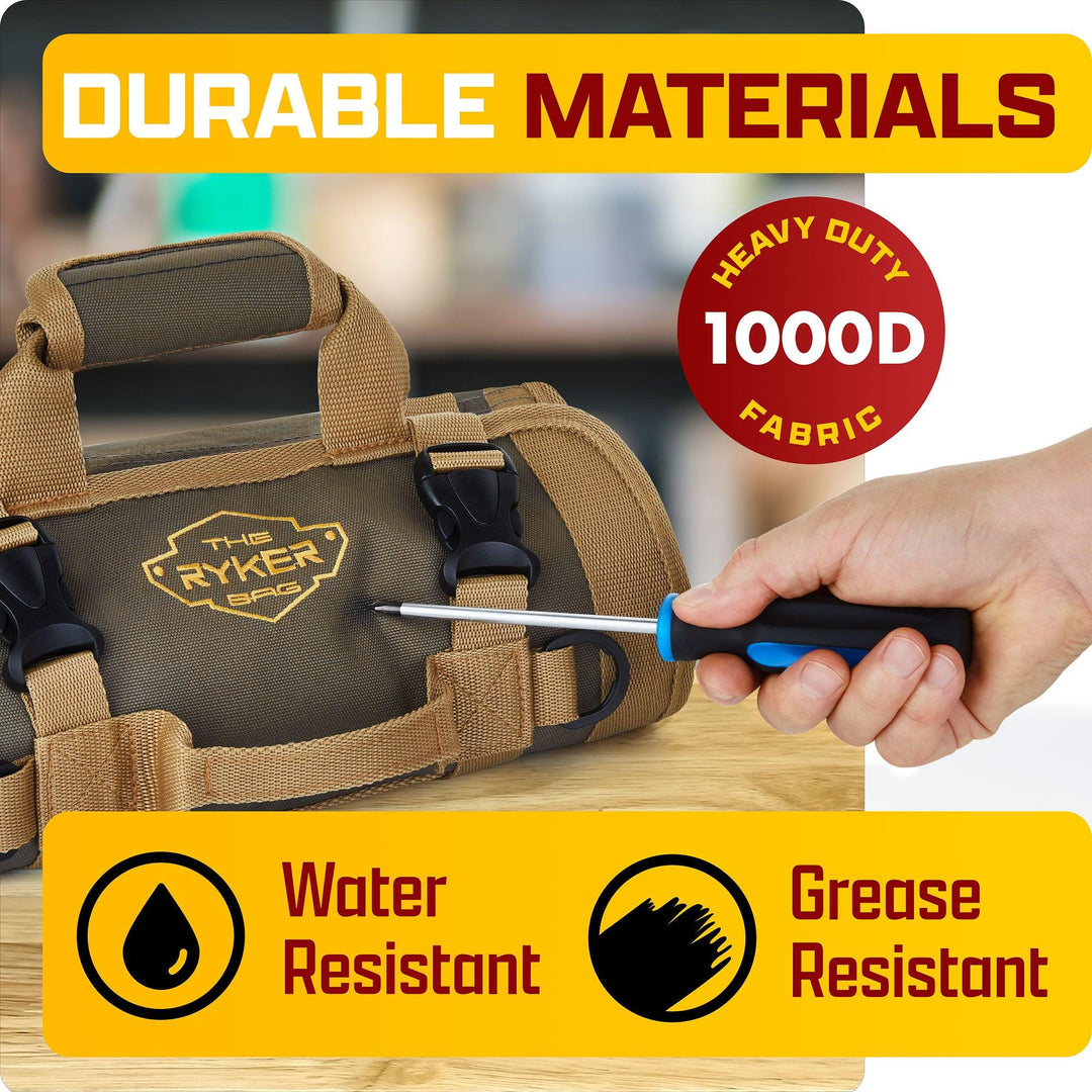 The Ryker Bag | Tool Roll Bag - Roll-Up Tool Organizer – TheRykerBag